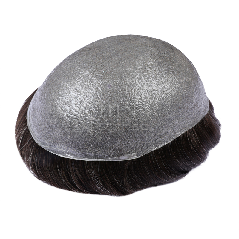 V-Loop Knotting Ultra Thin Skin Hair System for Men - ChinaToupees